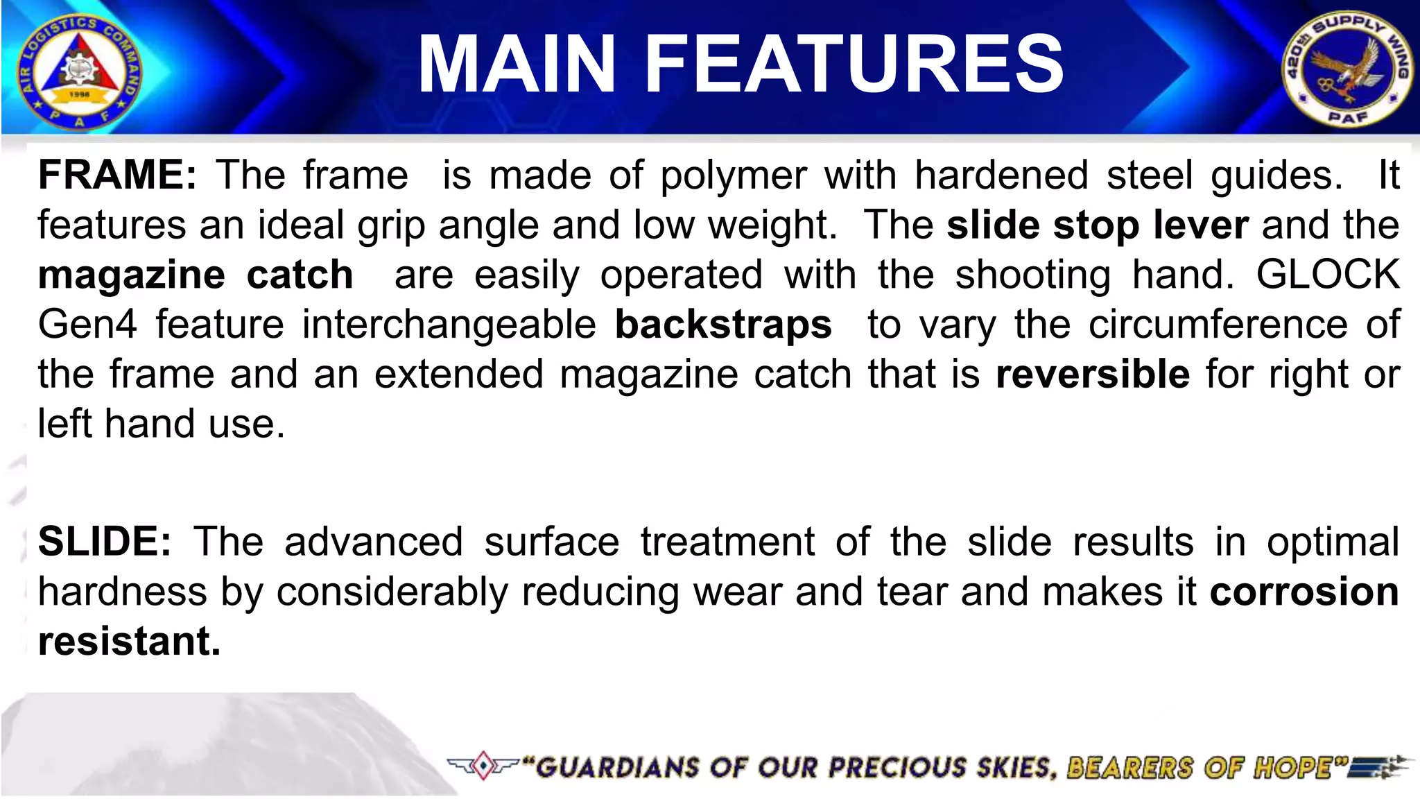 Lecture on Glock 17 | PPTX