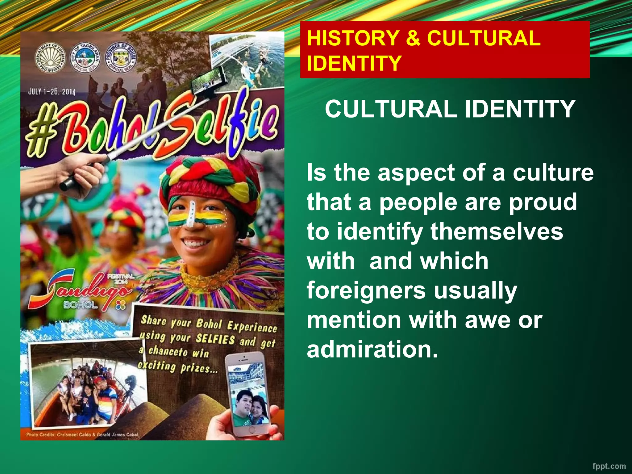Lecture on history ,cultural identity the philippine case | PPT