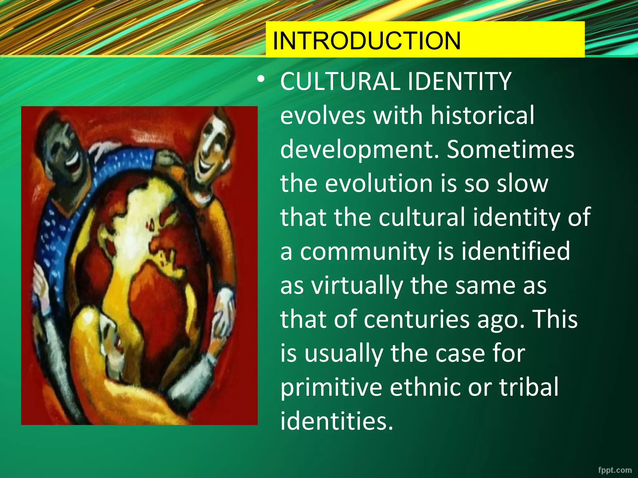 Lecture on history ,cultural identity the philippine case | PPT