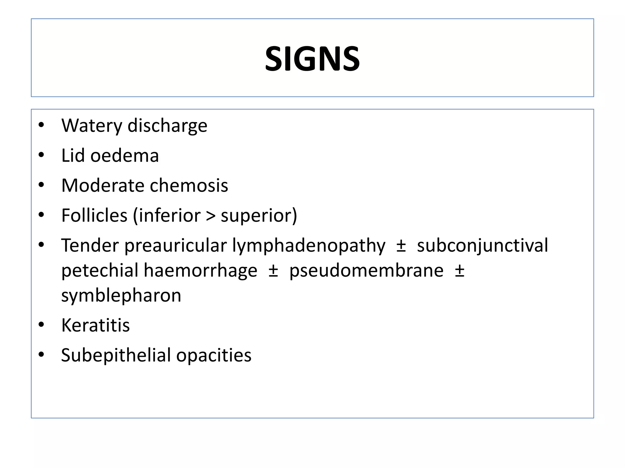 Lecture on Infective Conjunctivitis For 4th Year MBBS Undergraduate ...