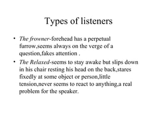 Lecture on listening | PPT