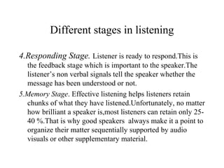 Lecture on listening | PPT