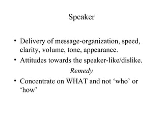 Lecture on listening | PPT