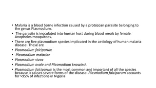 LECTURE ON MALARIA.pptx