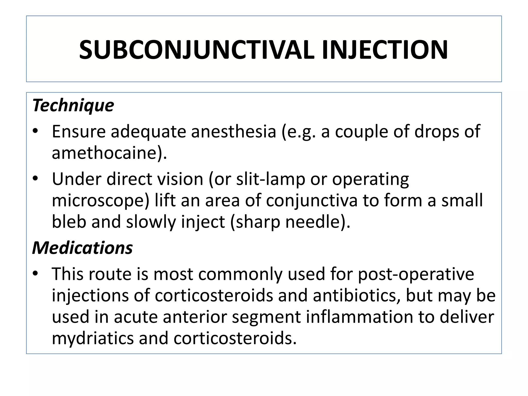 Lecture on Ocular Pharmacology & Therapeutics For 4th Year MBBS ...