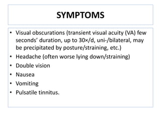 Lecture on Optic Neuritis & Papilledema For 4th Year MBBS Undergraduate ...
