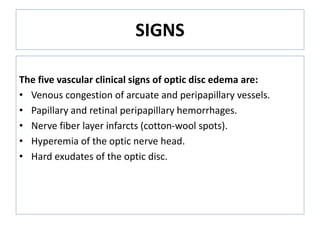 Lecture on Optic Neuritis & Papilledema For 4th Year MBBS Undergraduate ...
