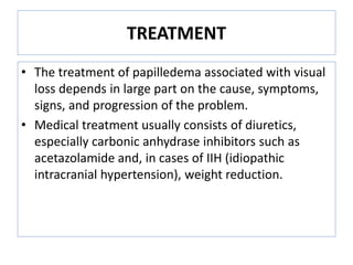 Lecture on Optic Neuritis & Papilledema For 4th Year MBBS Undergraduate ...