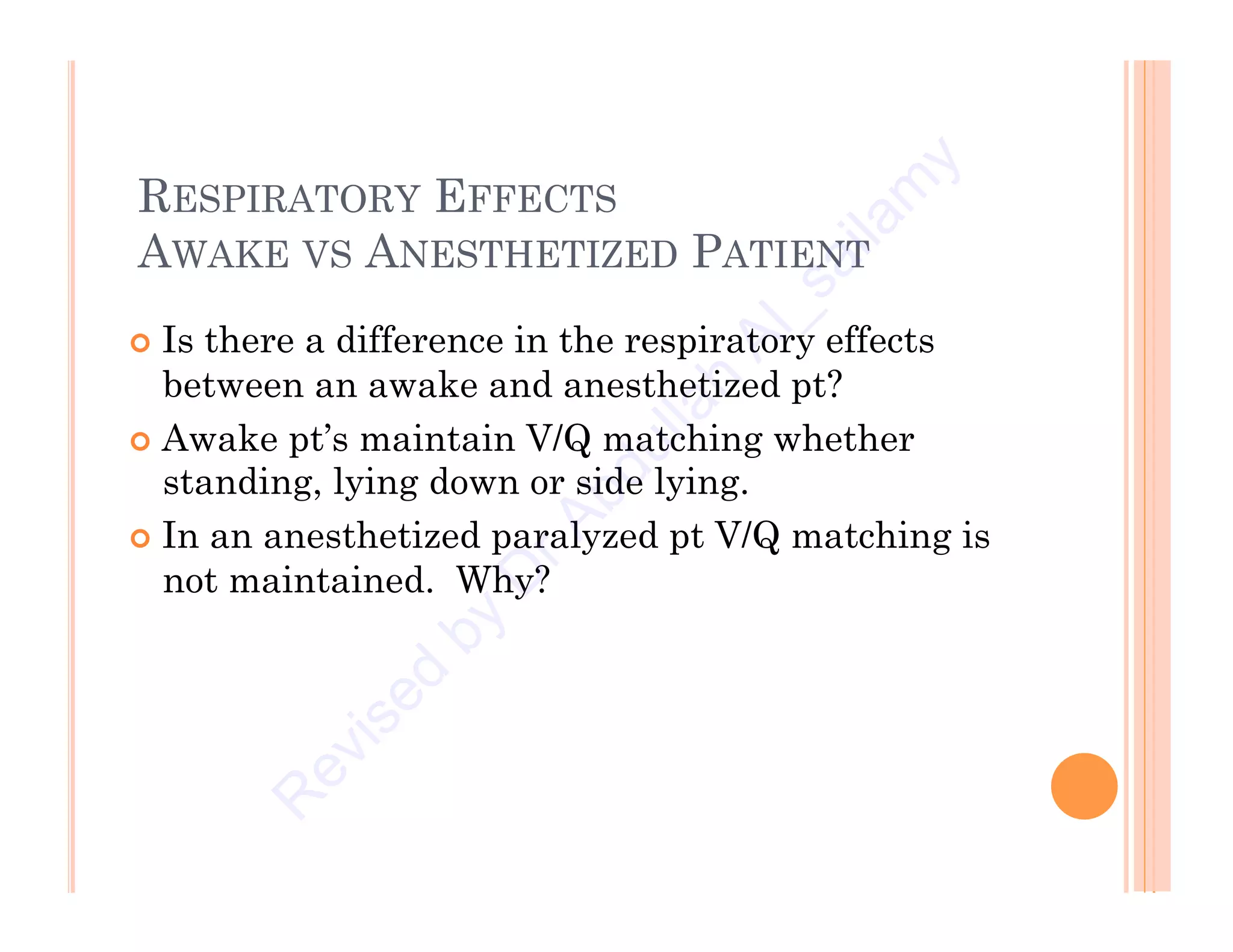 Lecture on patient position during anesthesia 2011 | PDF