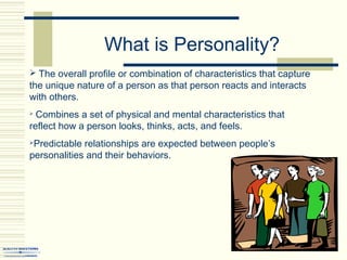 Lecture on personality | PPT