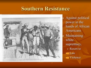 Black Codes Reconstruction