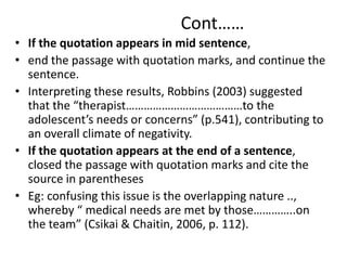 Reference - APA Style | PPT