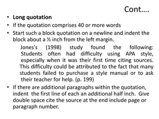 Reference - APA Style | PPT
