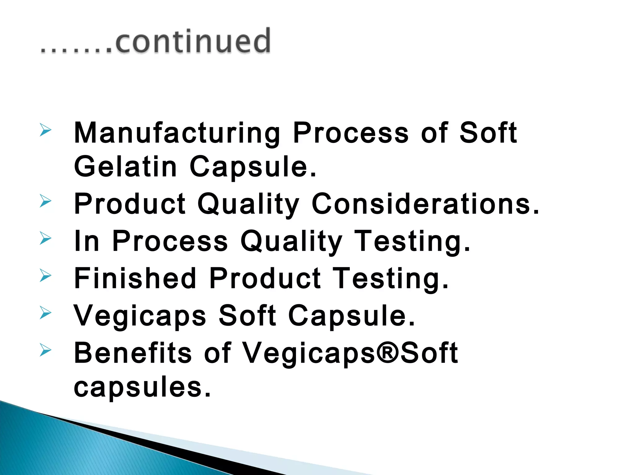 Soft Gelatin Capsules | PPT