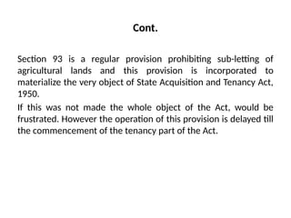Lecture on Sub-letting (Land Law).222pptx | PPT