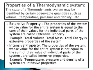 Lecture on thermodynamics | PPTX