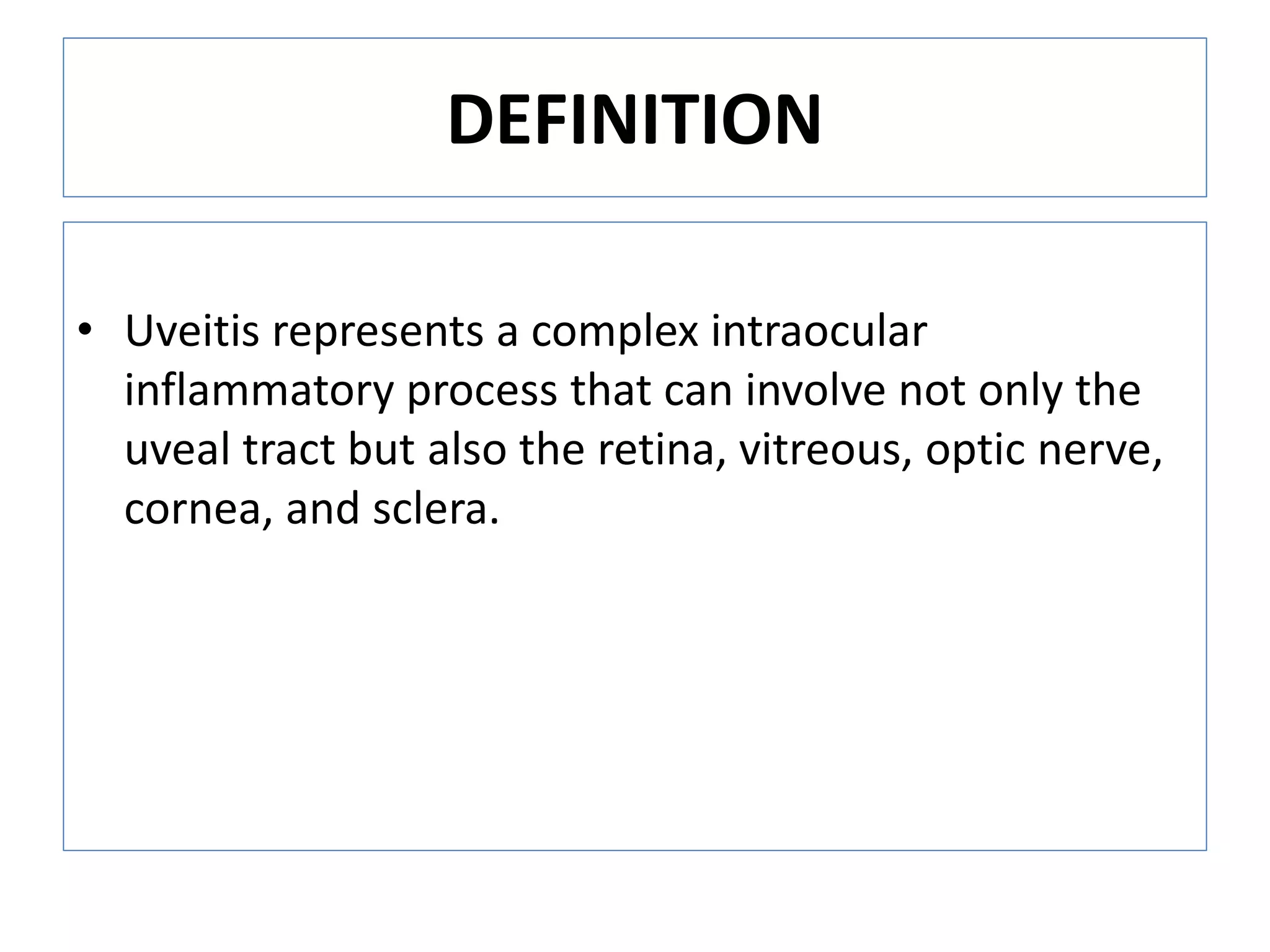 Lecture on Uveitis For 4th Year MBBS Undergraduate Students By Prof. Dr ...