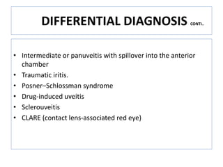 Lecture on Uveitis For 4th Year MBBS Undergraduate Students By Prof. Dr ...