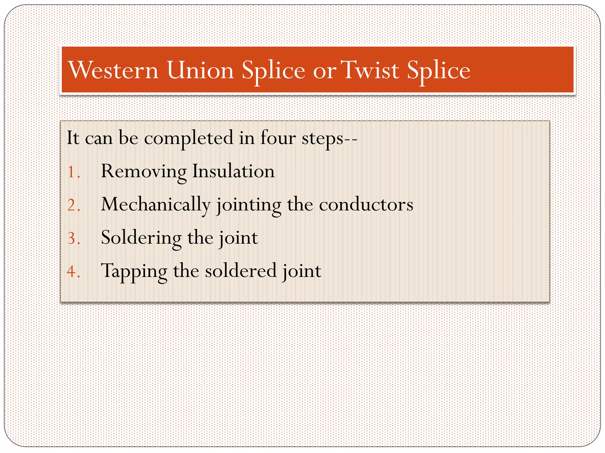 Lecture on wire splicing and termination | PDF