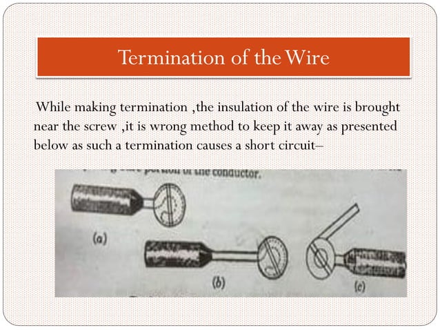 Lecture on wire splicing and termination | PDF | Home & Garden