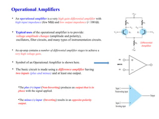 Lecture on Operational Amplifiers with .ppt