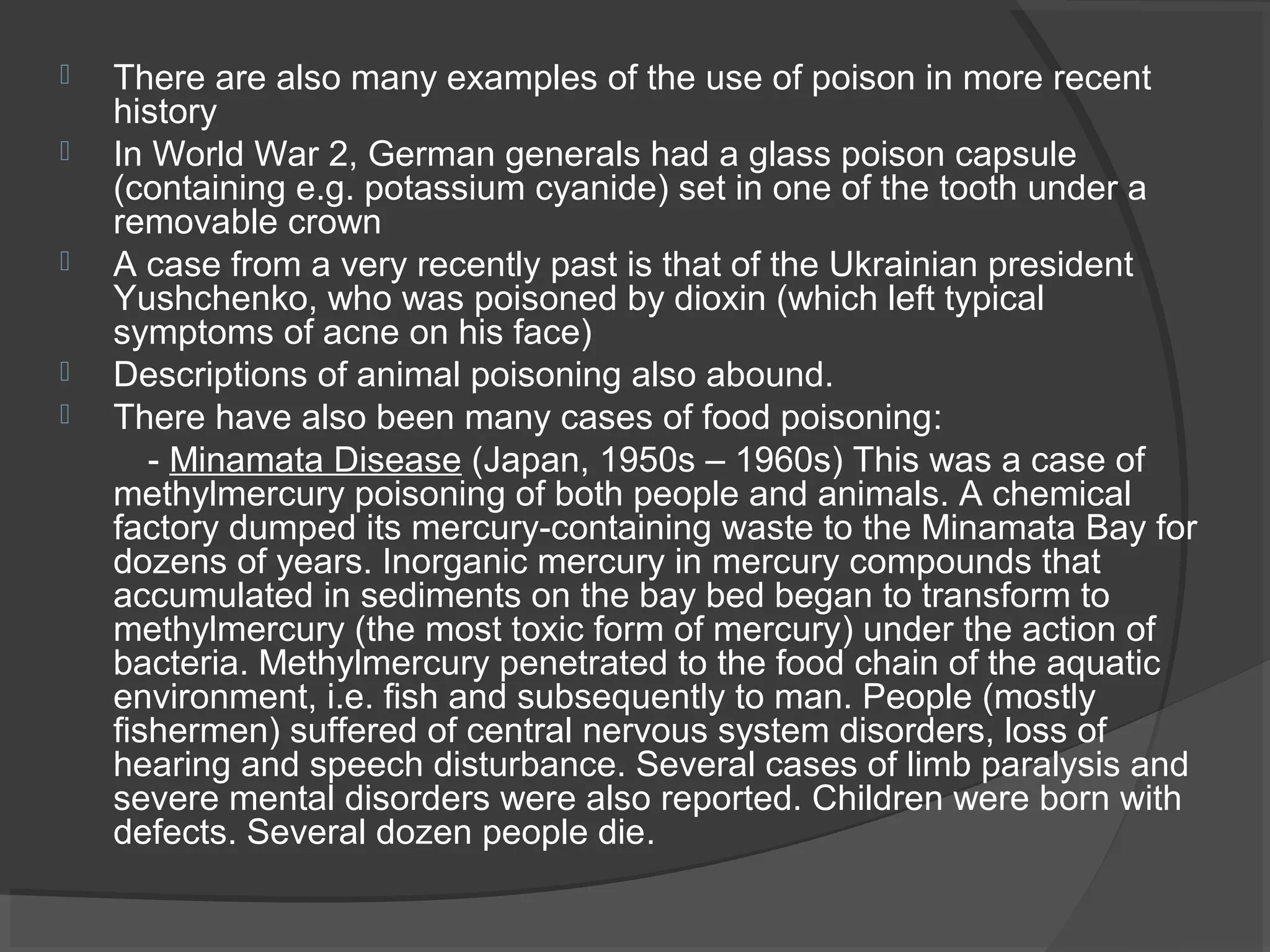 Toxicology-History | PPT