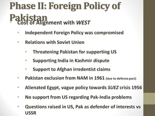Pakistan Foreign Policy (Phase I & II) | PDF