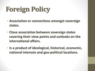 Pakistan Foreign Policy (Phase I & II) | PDF