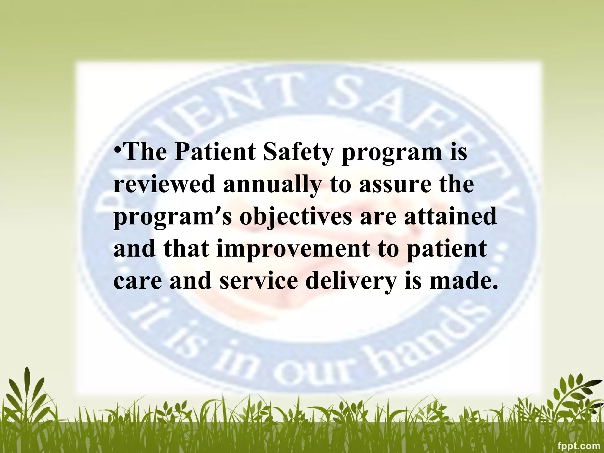 Lecture patient safety | PPT