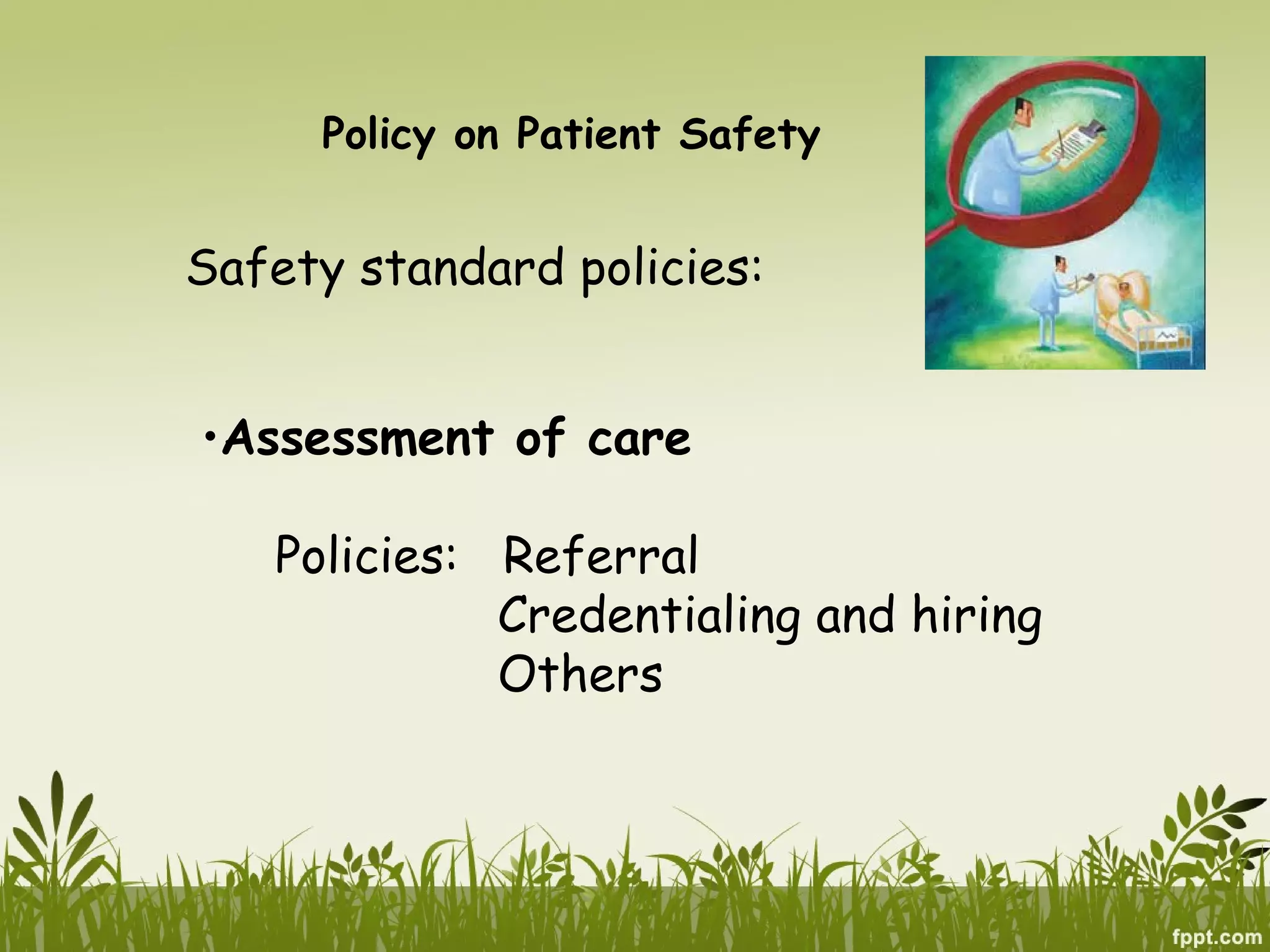 Lecture patient safety | PPT