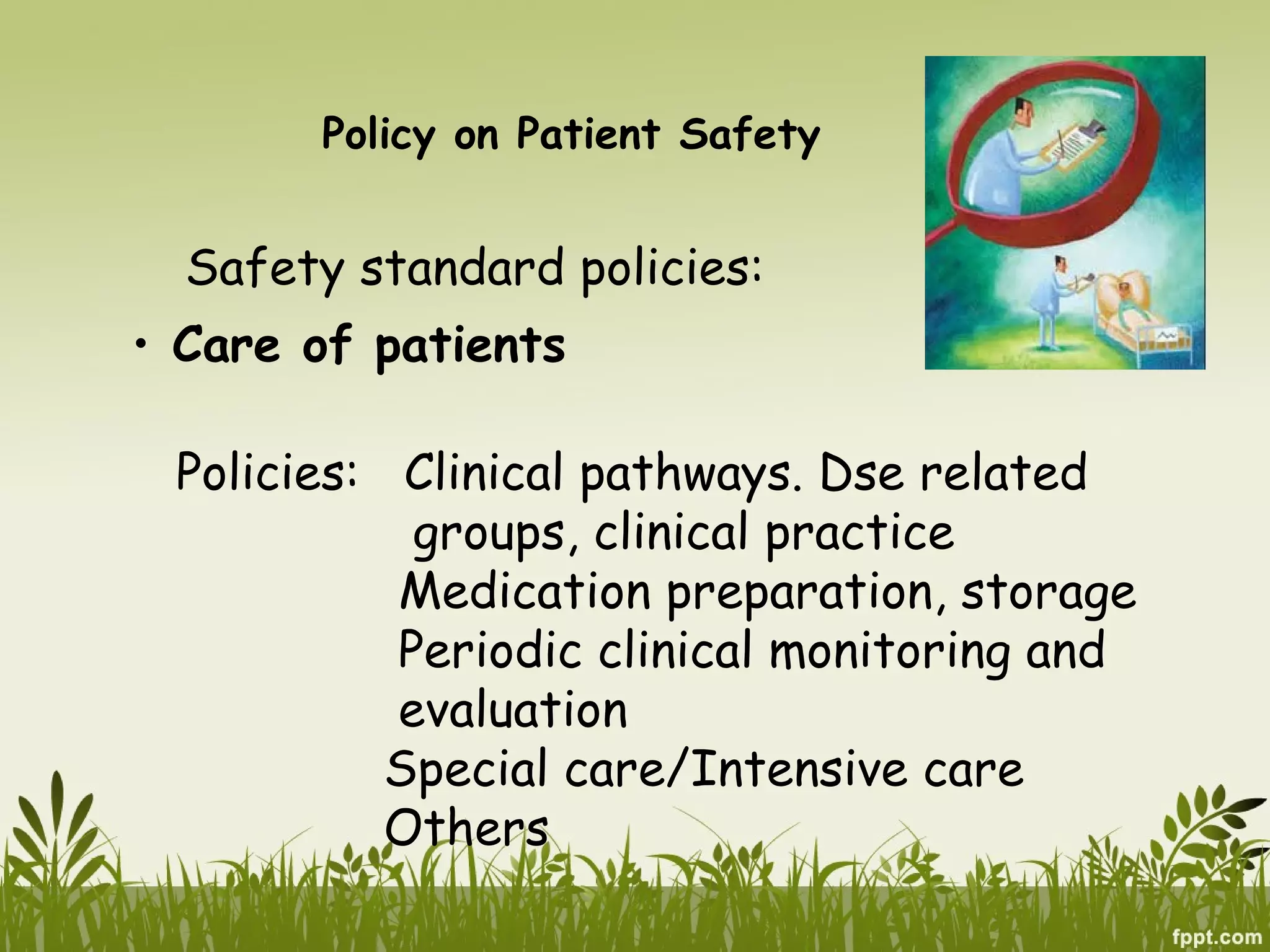 Lecture patient safety | PPT