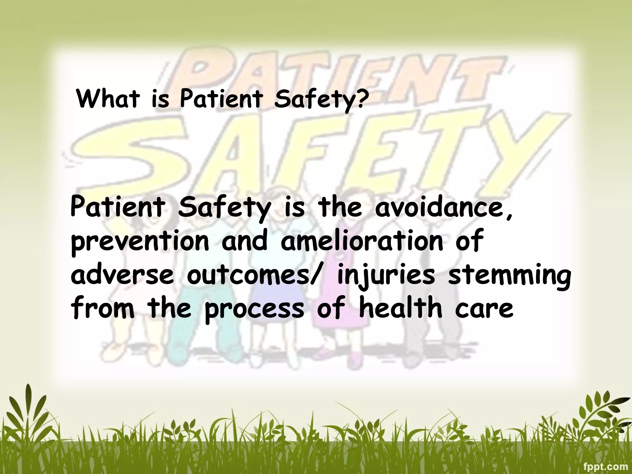 Lecture patient safety | PPT