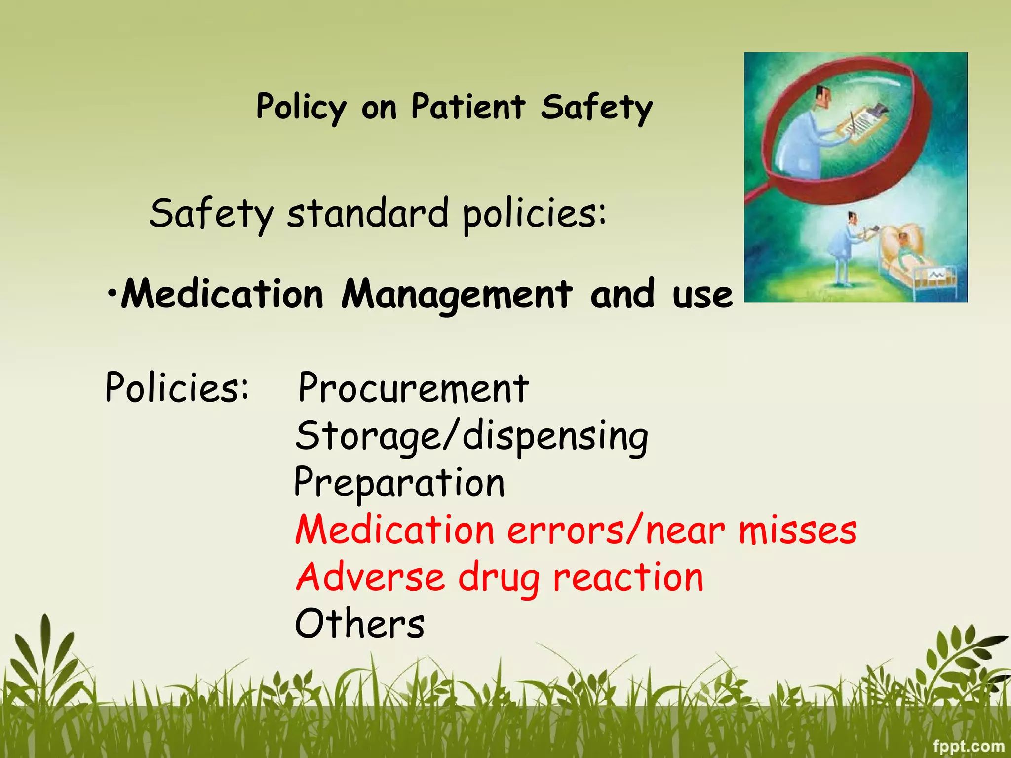 Lecture patient safety | PPT
