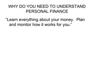 Lecture Pers Finance | PPT