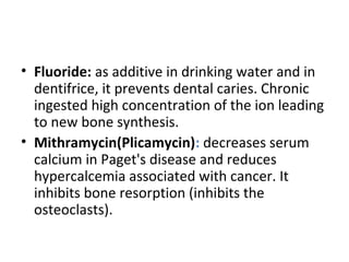 Lecture pharmacology of calcium metabolism | PPT