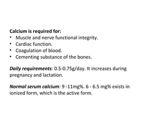 Lecture pharmacology of calcium metabolism | PPT