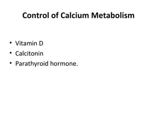 Lecture pharmacology of calcium metabolism | PPT