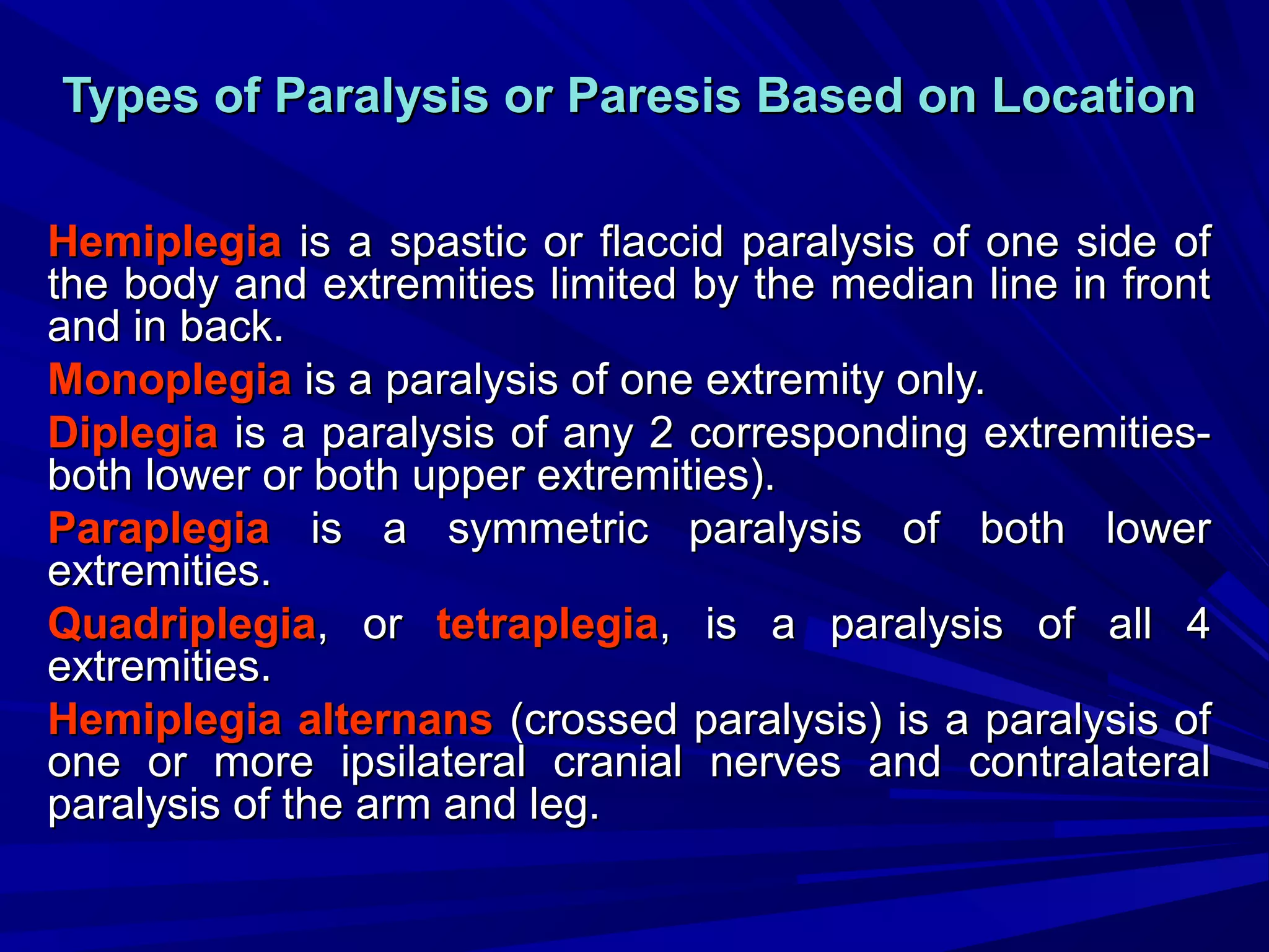 Lecture piramidal system | PPT