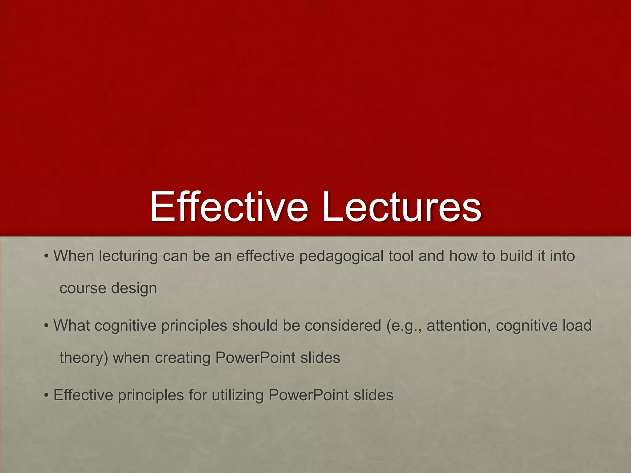 FCTE Lecture/PowerPoint Presentation | PPTX