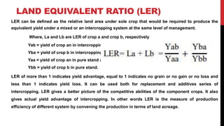 Evaluation of Cropping system | PPTX