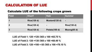 Evaluation of Cropping system | PPTX