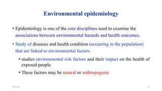 Environmental Epidemiology | PDF