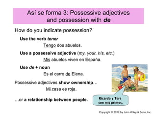 Powerpoint chapter 3: Así es mi familia | PPT