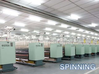 Textile manufacturing and fabric processing (fiber to fabric) | PPTX
