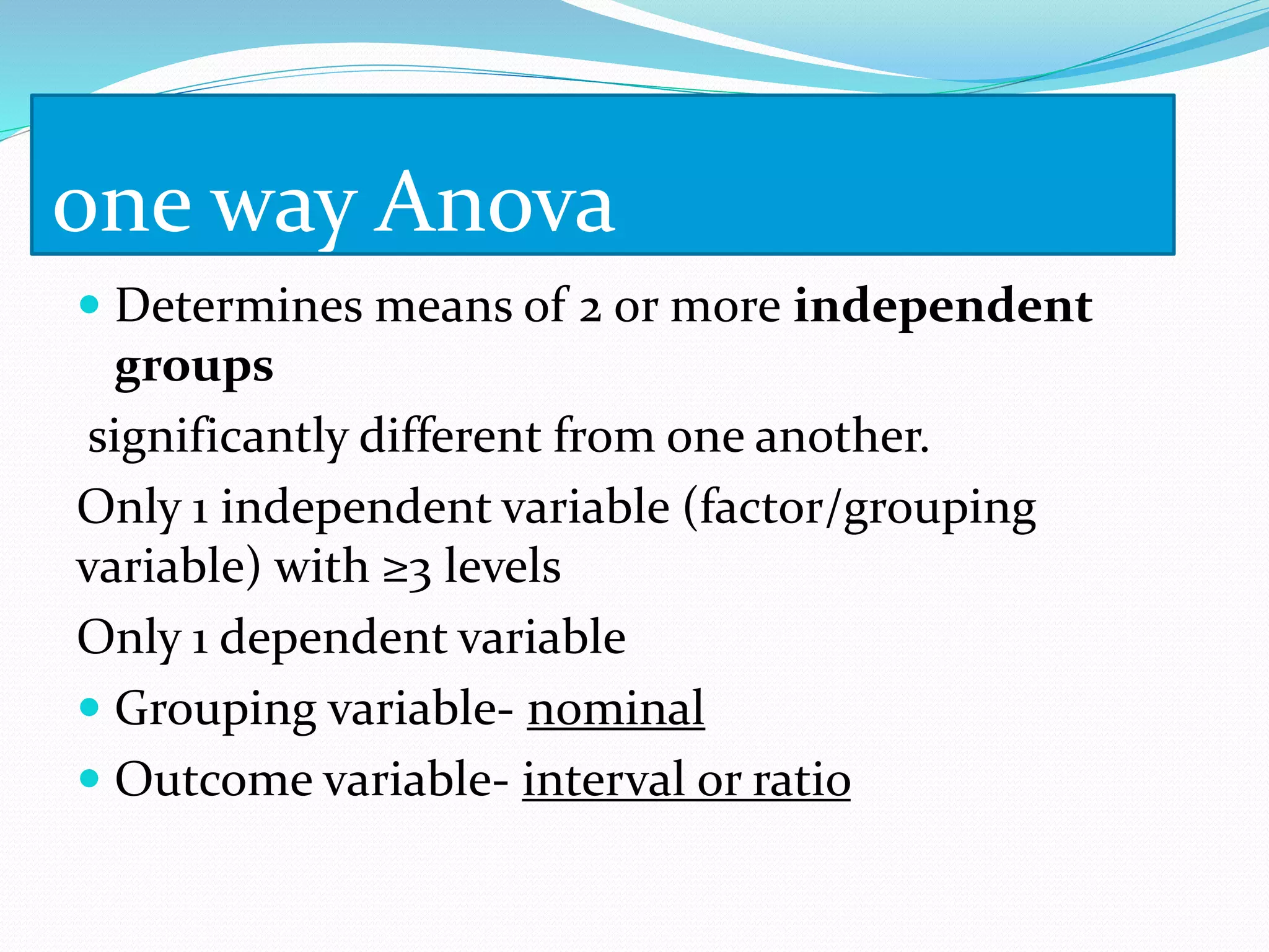 Full Lecture Presentation on ANOVA | PPTX