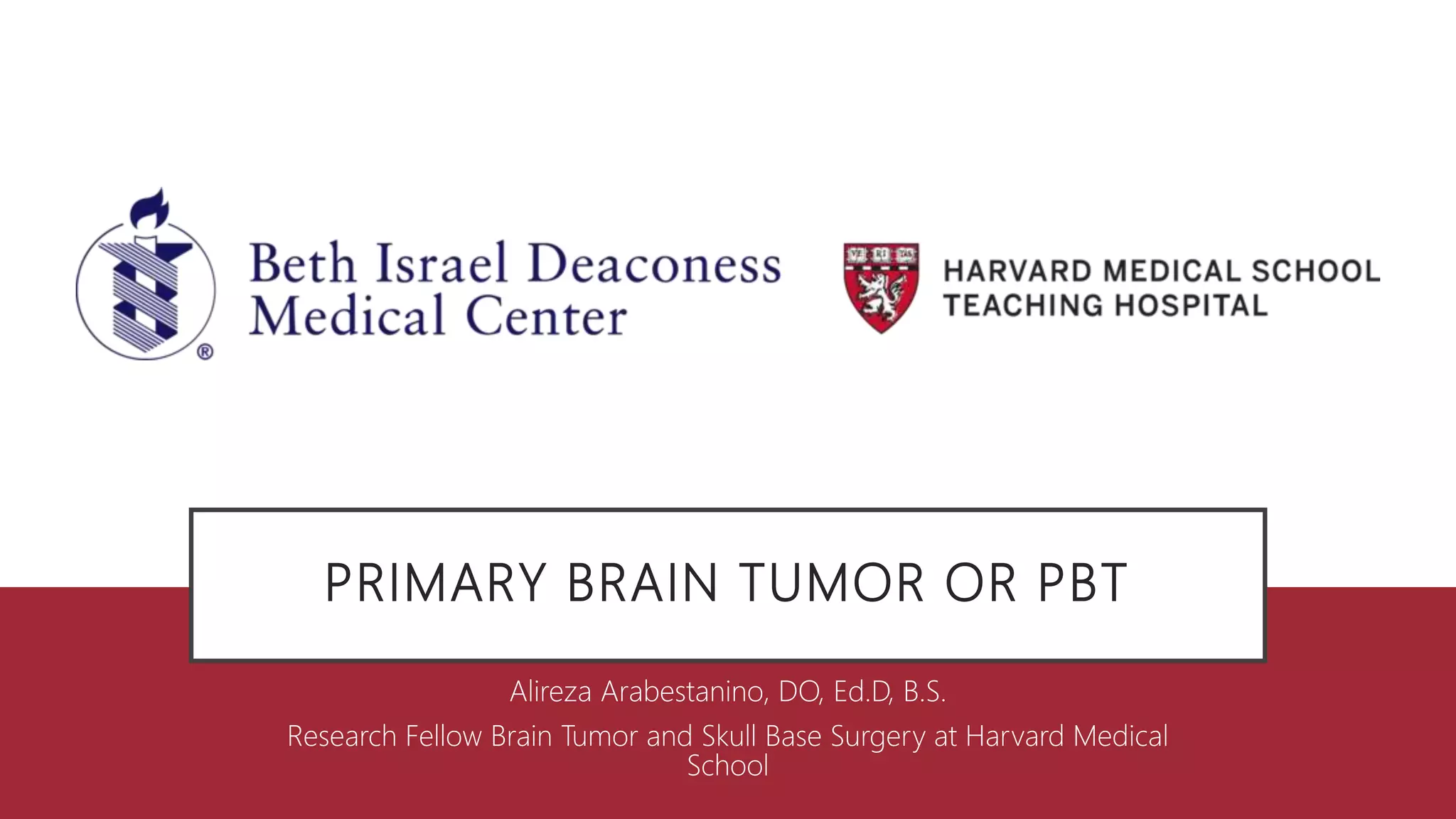 Lecture primary brain tumor | PPT