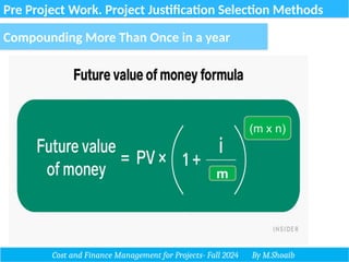 Lecture Prject Cost Management (Feasibilty Tools).pptx