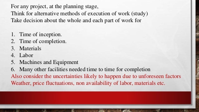 Lecture Project Planning | PPTX