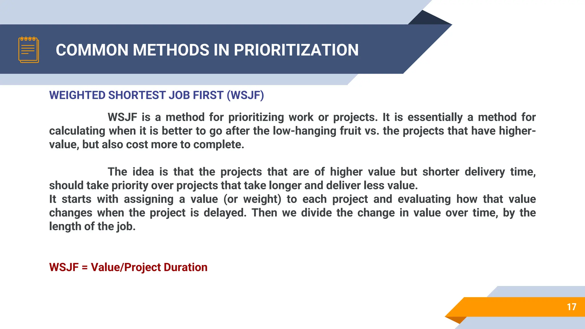 Lecture Modes of Project Prioritization. | PPTX