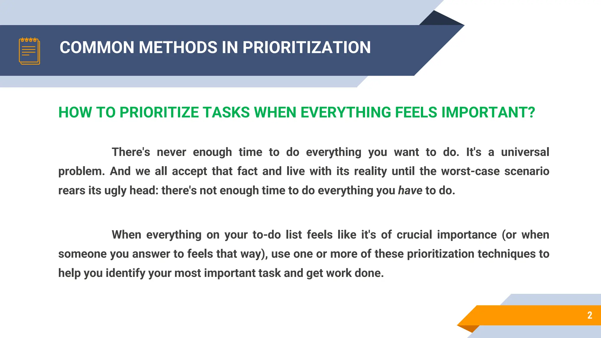 Lecture Modes of Project Prioritization. | PPTX
